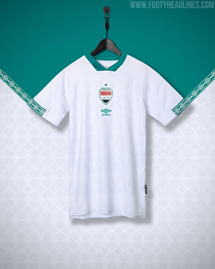 Umbro Iraq 21-22 Home & Away Kits Released - Finally Bespoke - Footy ...