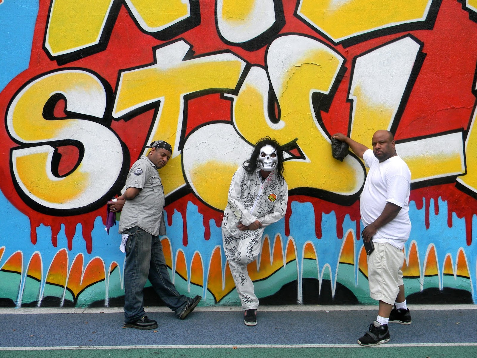 ART & FASHION SALON: Rocking It At The GRAFFITI HALL OF FAME; Wild ...