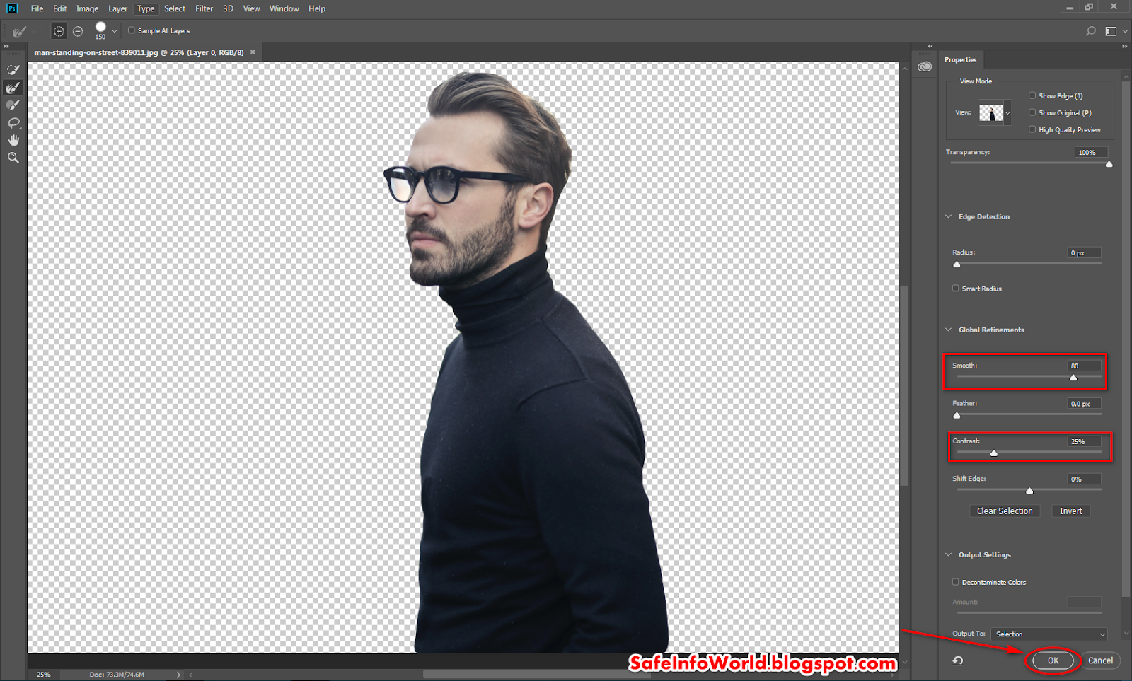 How to Outline A Picture On Photoshop | Easily and Simple