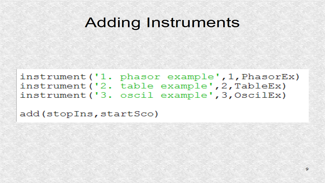 Audio Programming In Python: 19. Function Tables