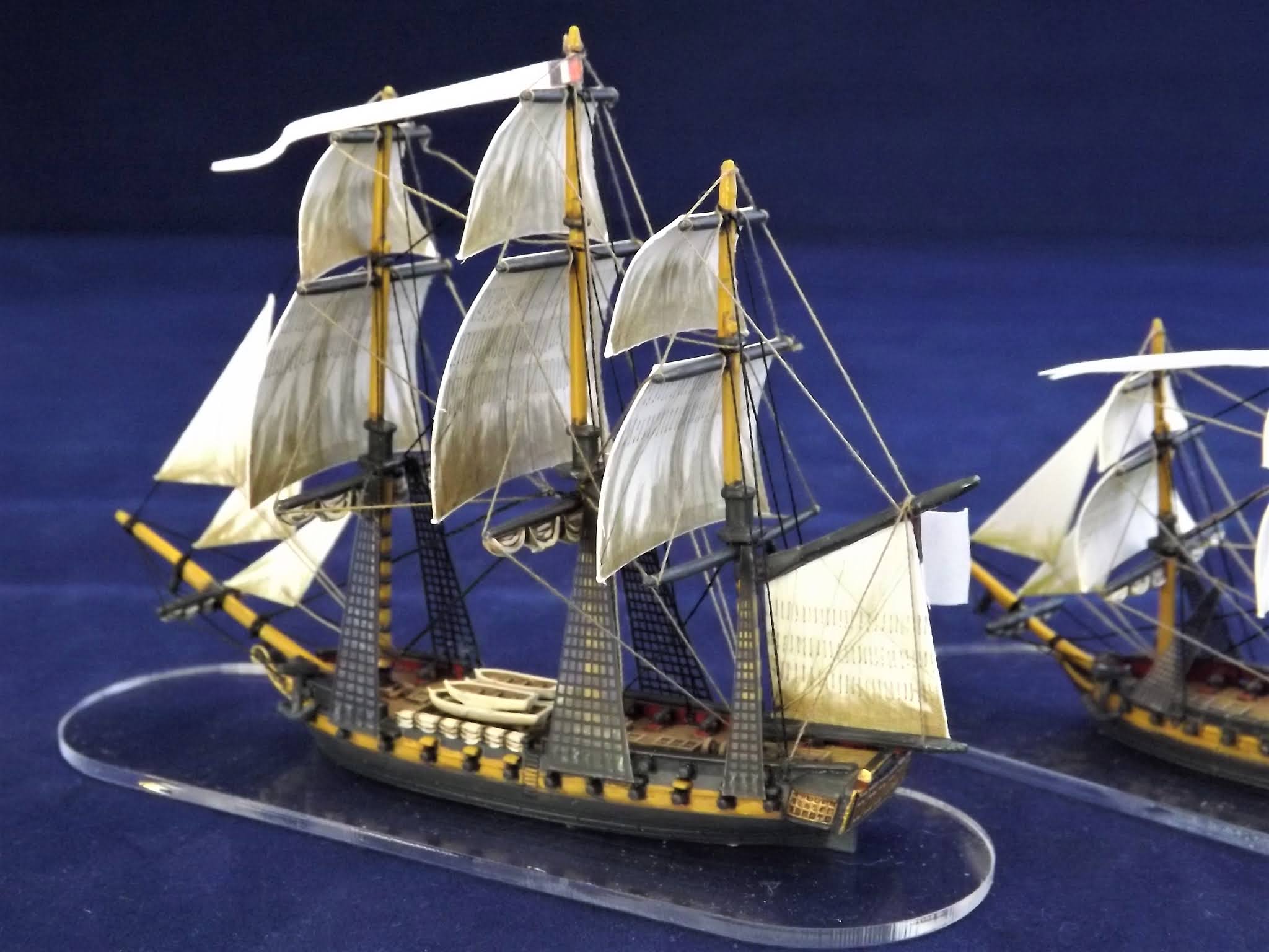 JJ's Wargames: All at Sea - Early Revolutionary War French Frigate & Brig