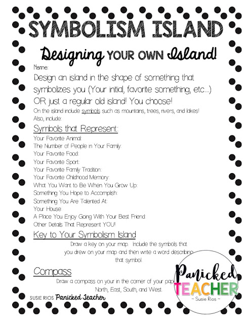 Symbolism Island Projects! | Panicked Teacher