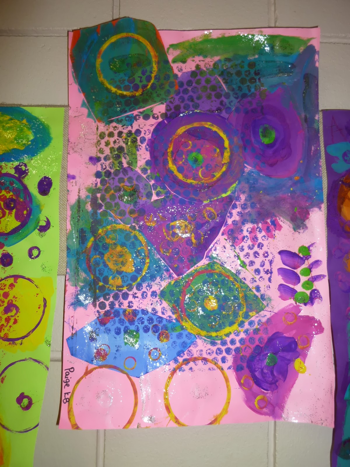 Mrs. Werner's Art Room: Kinder Abstract Art