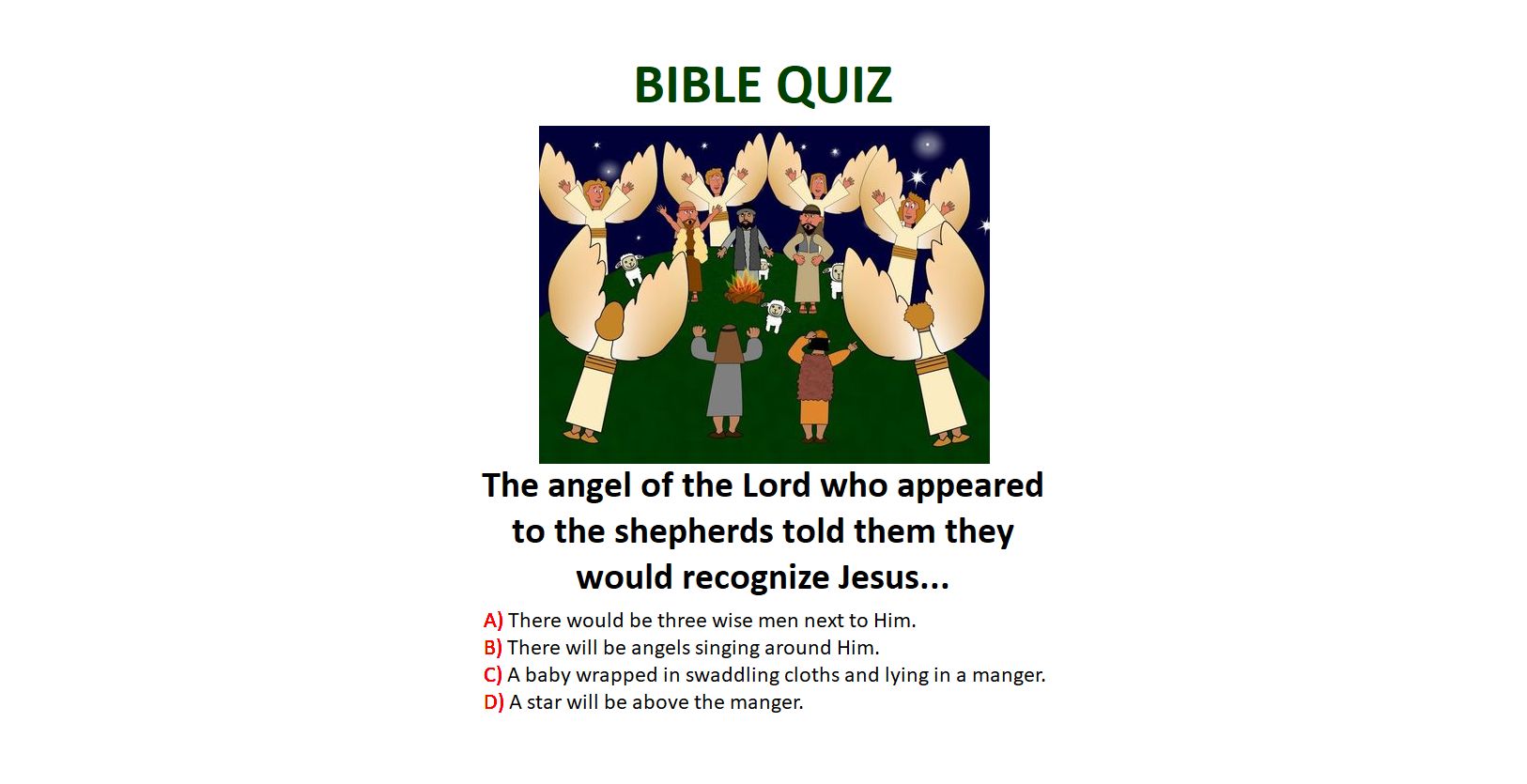 The Angel Of The Lord Who Appeared To The Shepherds Told Them They the-angel-of-the-lord-who-appeared-to-the-shepherds-told-them-they