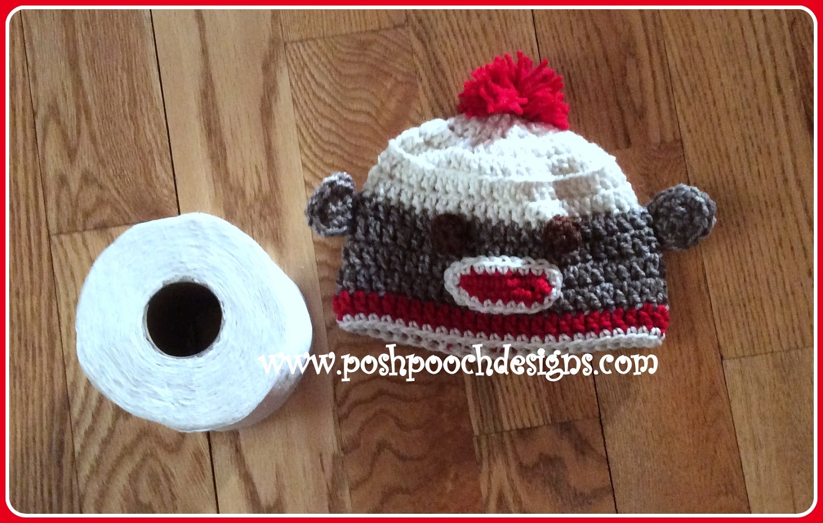 Posh Pooch Designs : Sock Monkey Toilet Paper Cover | Posh Pooch Designs