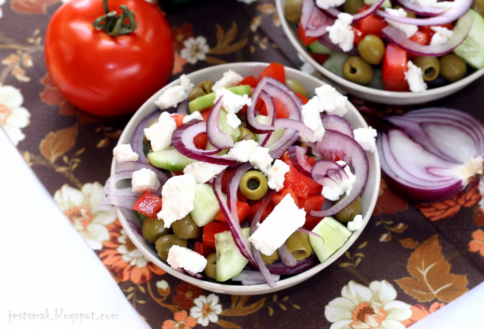 Jest Smak: Sałatka grecka i olej ze słonecznika*