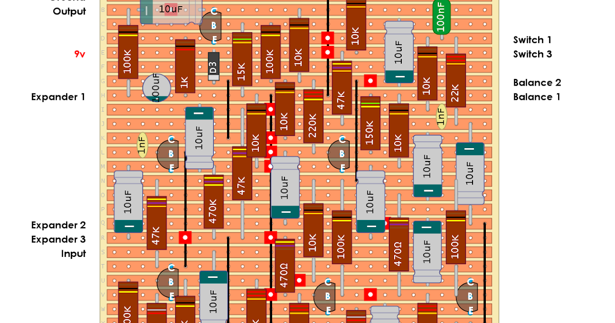 Dirtbox Layouts: Shin-ei FY6 Superfuzz MOJO layout