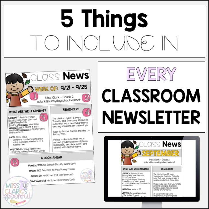 An Easy Guide to DIGITAL Classroom Newsletters & CLICKABLE PDFs! - Miss ...