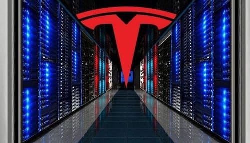 Tesla launched the world's fifth largest supercomputer