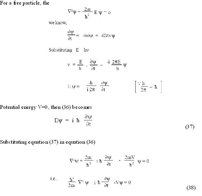 A "MEDIA TO GET" ALL DATAS IN ELECTRICAL SCIENCE...!!: Schrodinger time ...