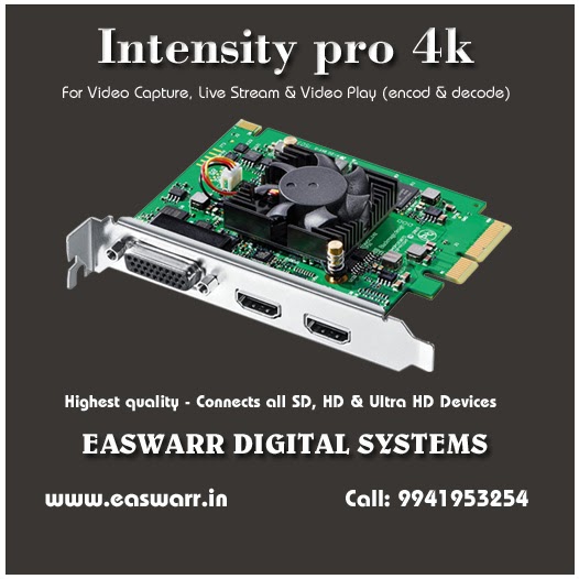 Intensity Pro 4K for Live Streaming, Capture & Playout - Easwarr ...