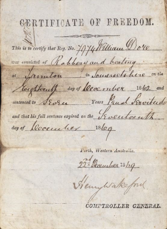 HEADLINES OF OLD: CONVICTS - WESTERN AUSTRALIA, FENIAN PRISONERS ...