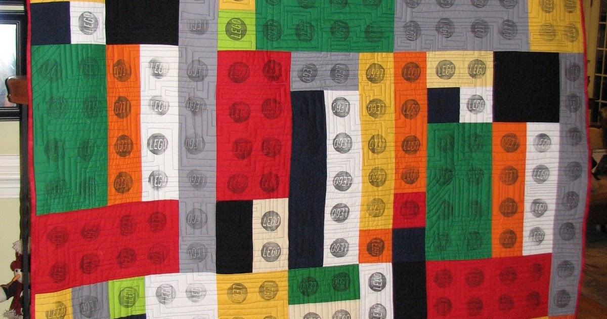 The Crafty Quilter's Closet: Lego Quilt