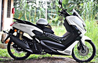 Modifikasi Nmax Hitam, Putih dan Abu Abu Terbaru 2020 - Dudungmaman07