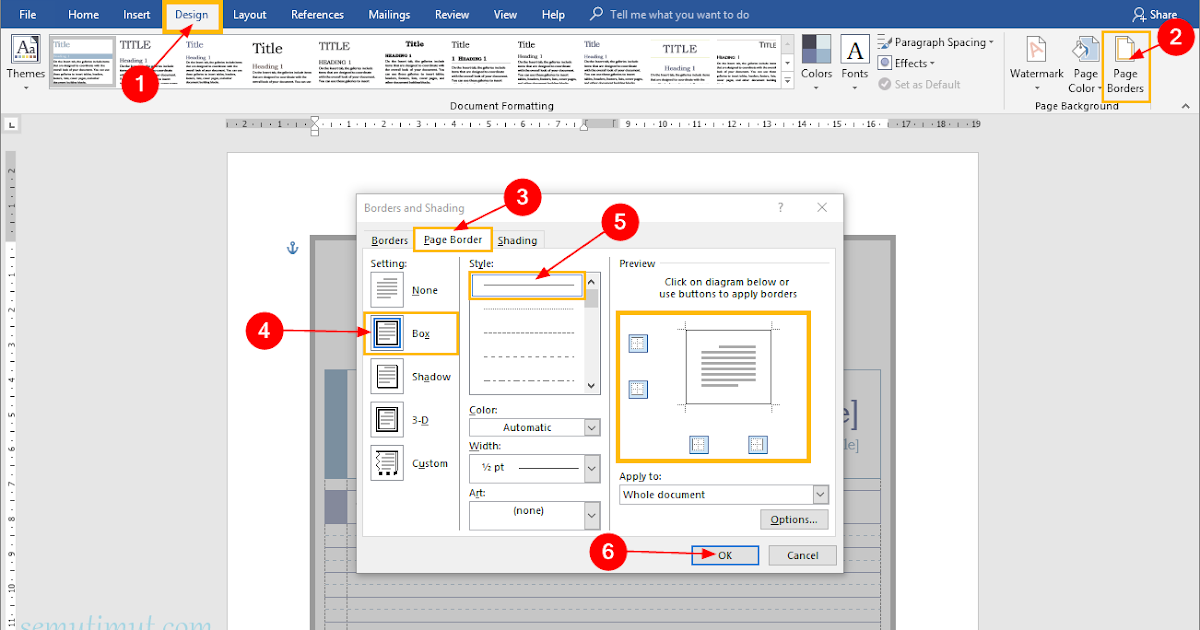 Cara Nak Buat Garis Di Word - DamiantinCole