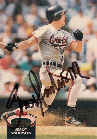 Daily Autograph: Brady Anderson