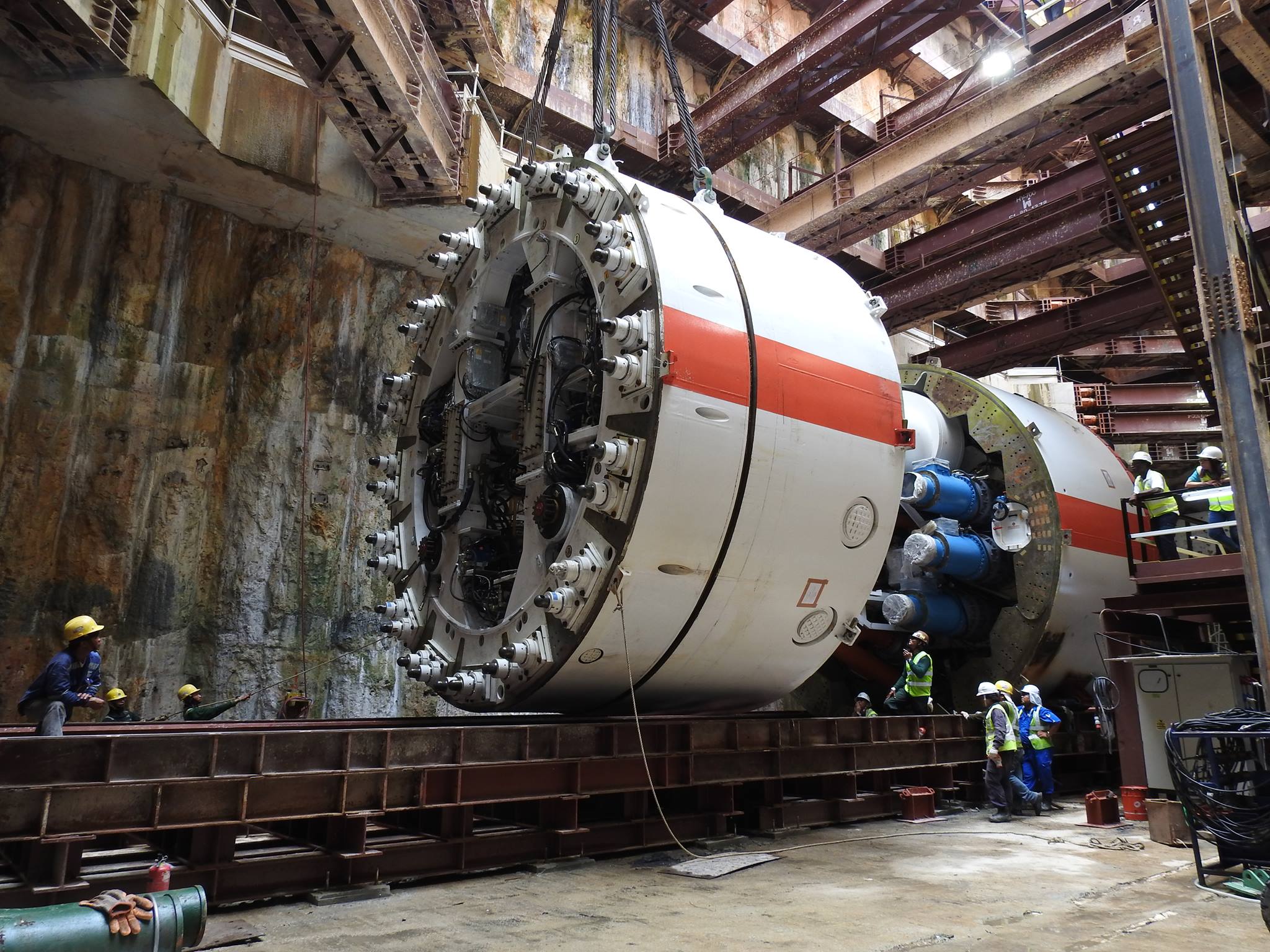 Thomson Line Construction: Upper Thomson - TBM Assembly