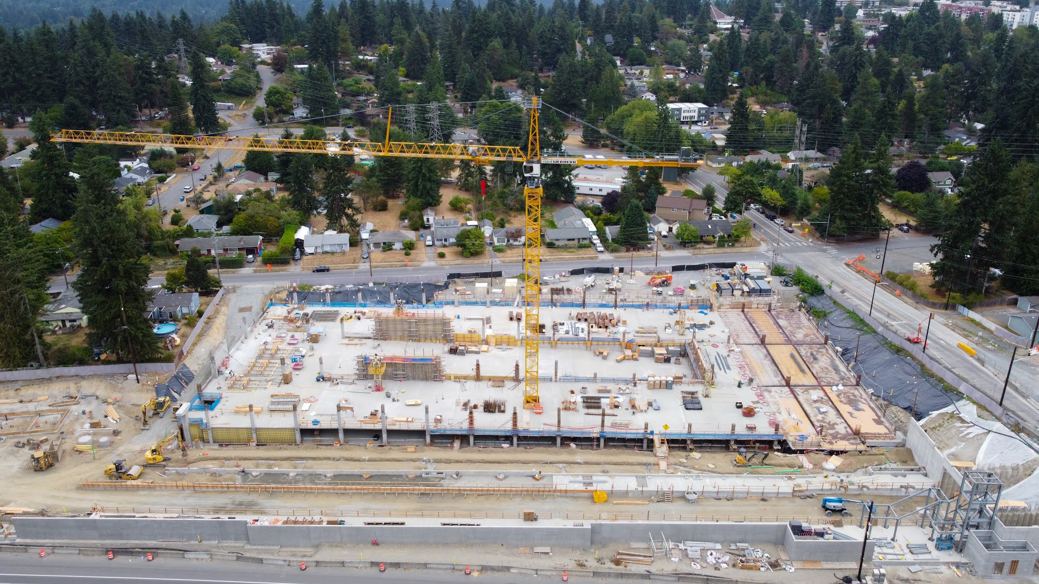 Shoreline Area News: Aerial views of the four transit stations