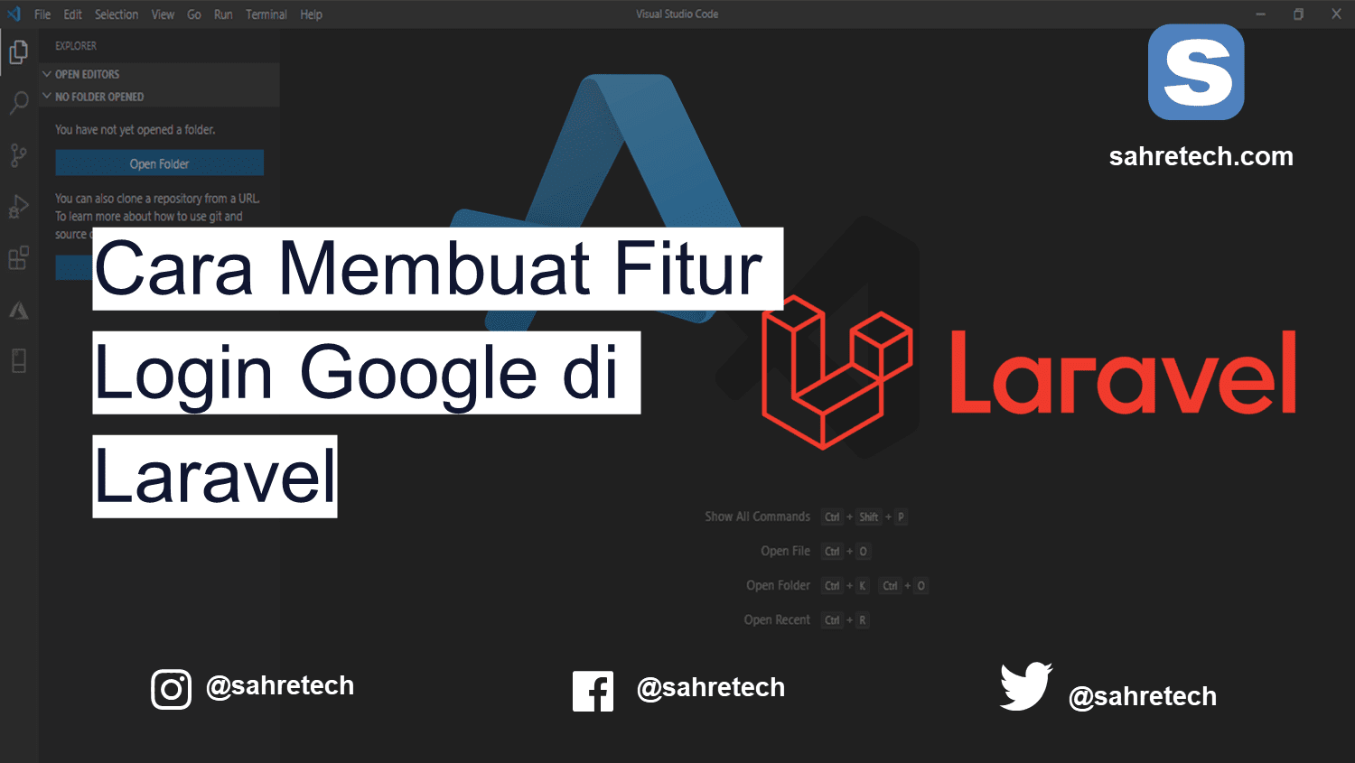 Cara Membuat Fitur Login Google di Laravel - Sahretech Cara Membuat Fitur Login Google di Laravel - Sahretech