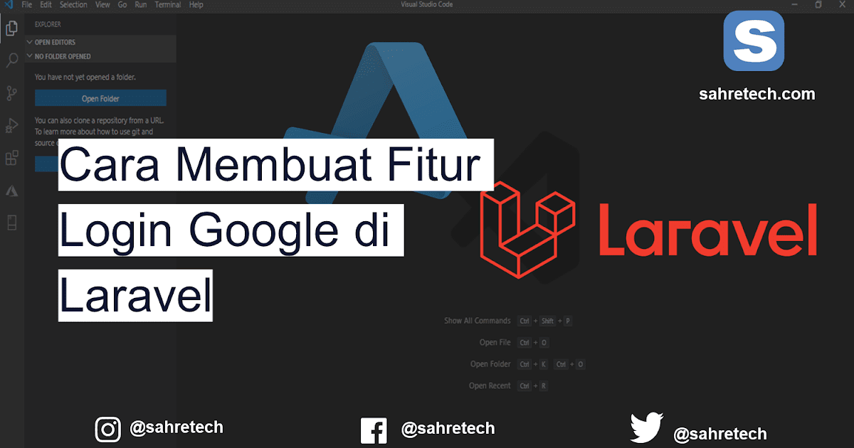 Cara Membuat Fitur Login Google di Laravel - Sahretech