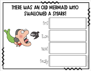 THERE WAS AN OLD MERMAID WHO SWALLOWED A SHARK! BOOK UNIT ~ Book Units ...