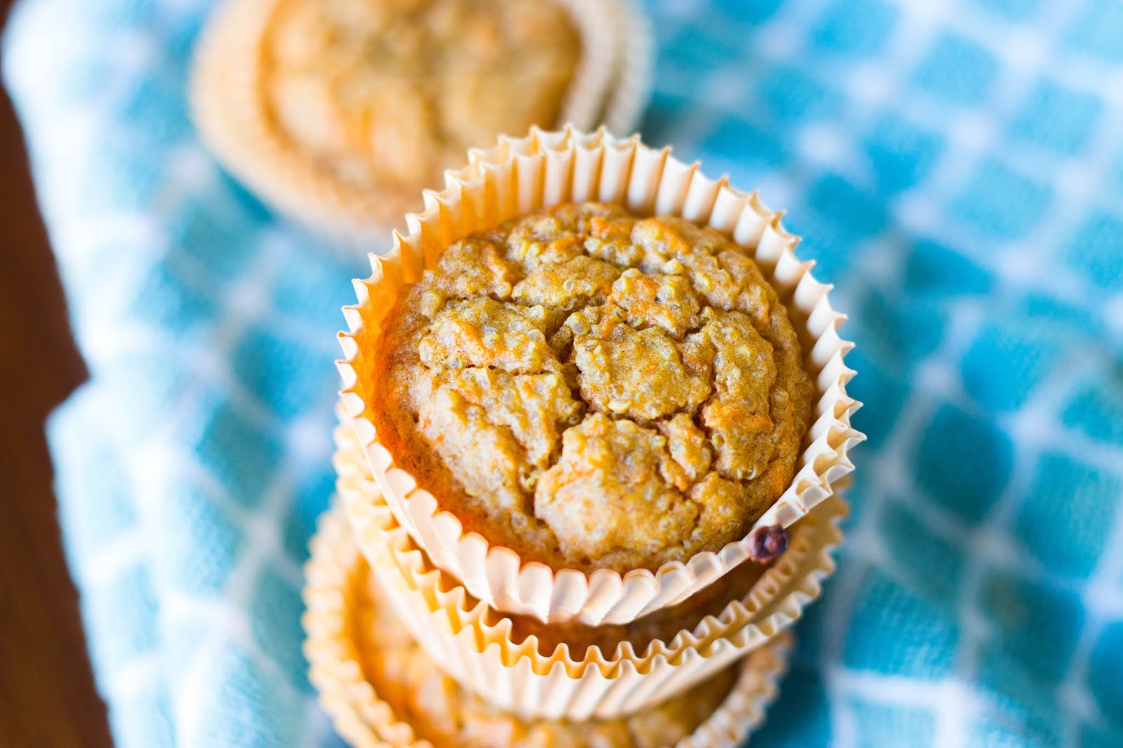 Quinoa Carrot Cake Muffins