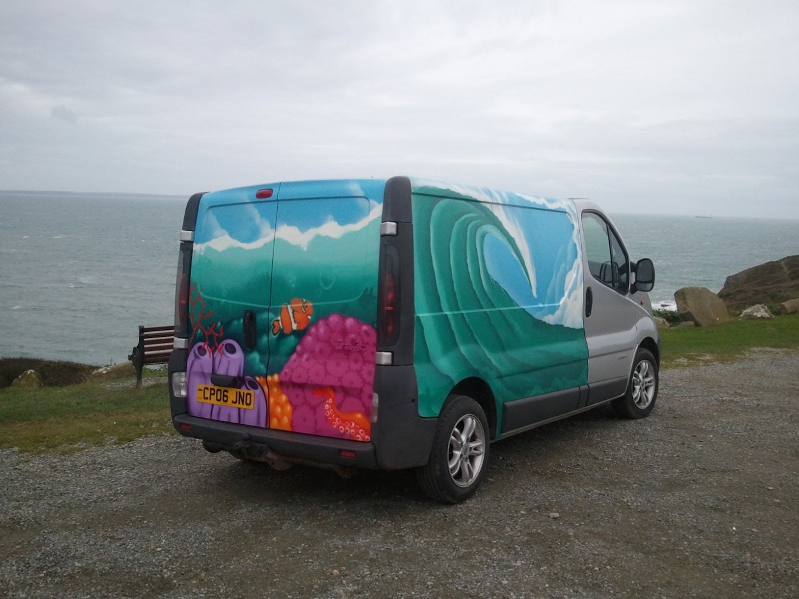 Graffiti Art Workshops and Commissions: Surf Van Commission