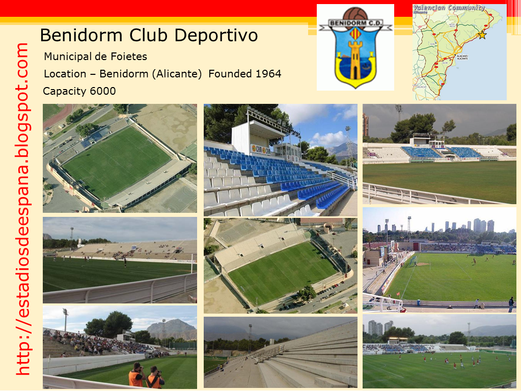 Estadios de Fútbol en España: Benidorm - Estadio Municipal Guillermo Amor