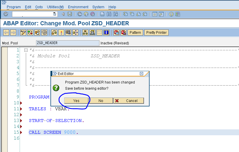 SAP TECH: Module pool programming using SE38