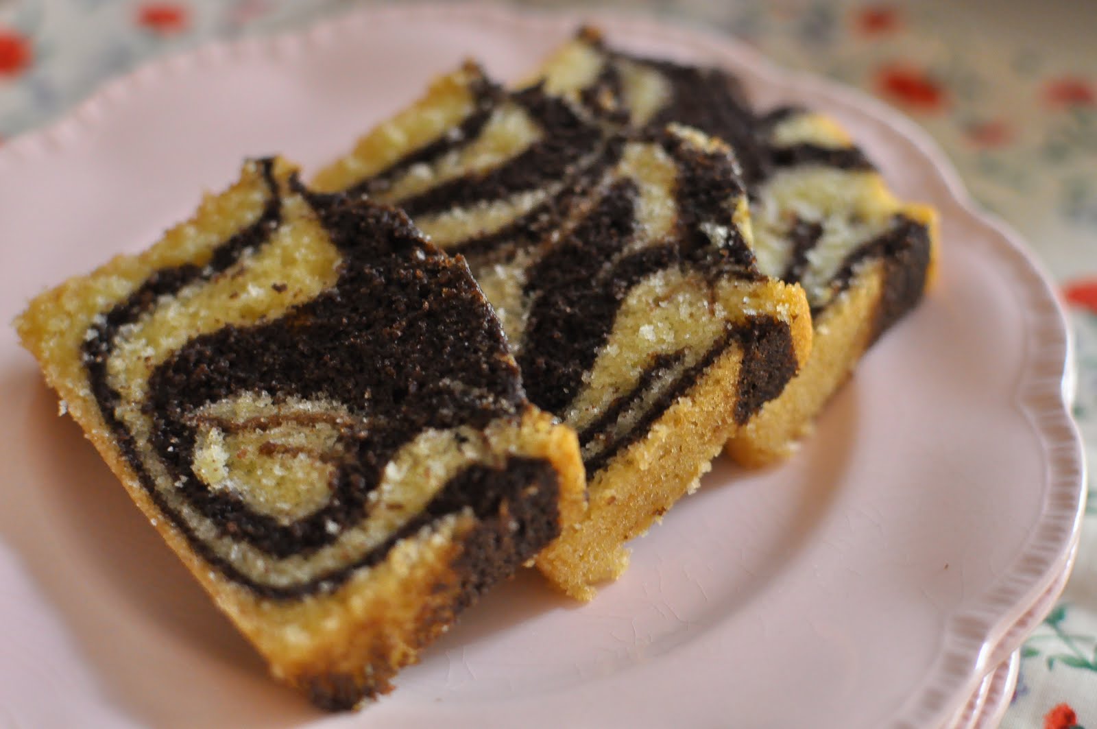 The Kitchen Guardian: Marmer Cake and When In School...