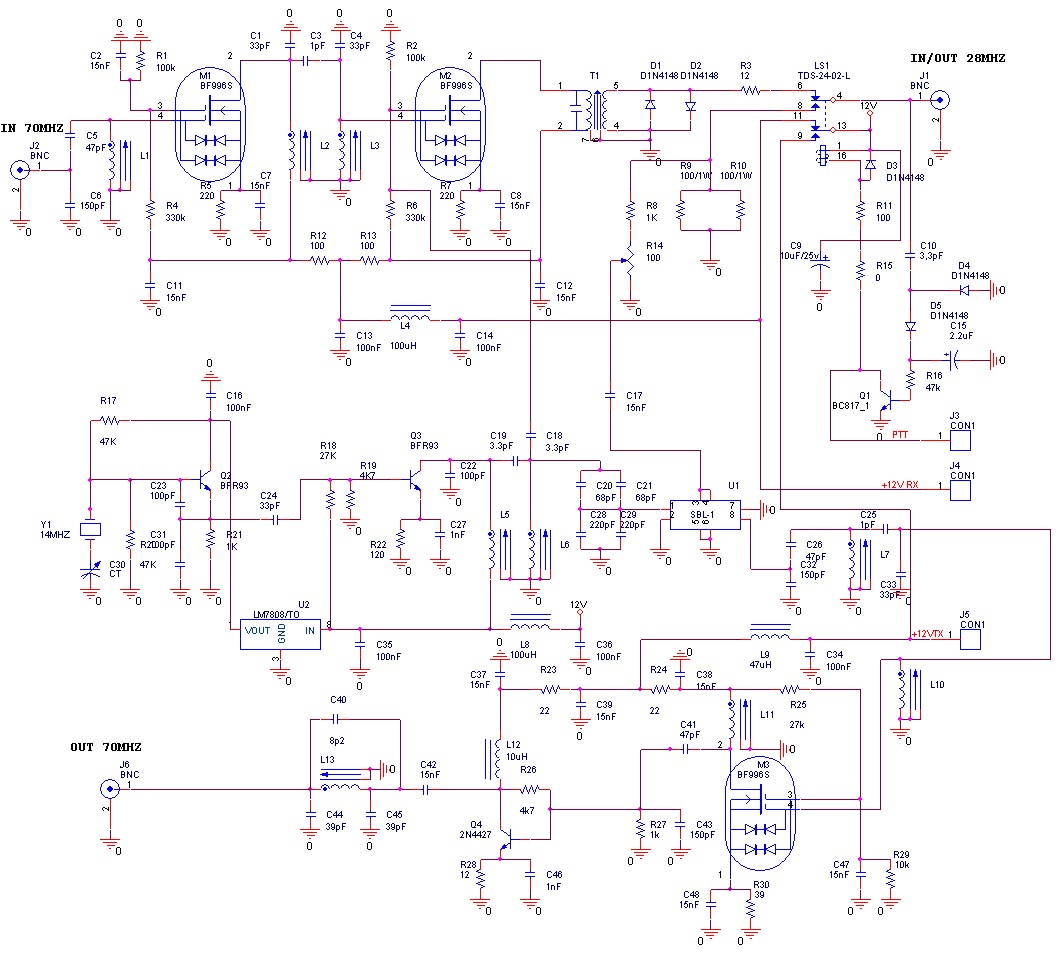 YO2LGX : New version of my 4m band transverter