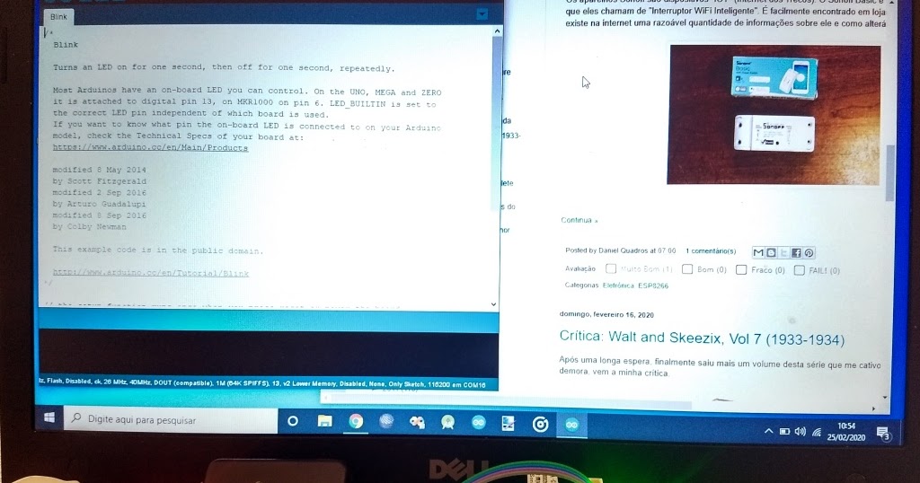 DQSoft: Sonoff Basic: Programando com a IDE do Arduino
