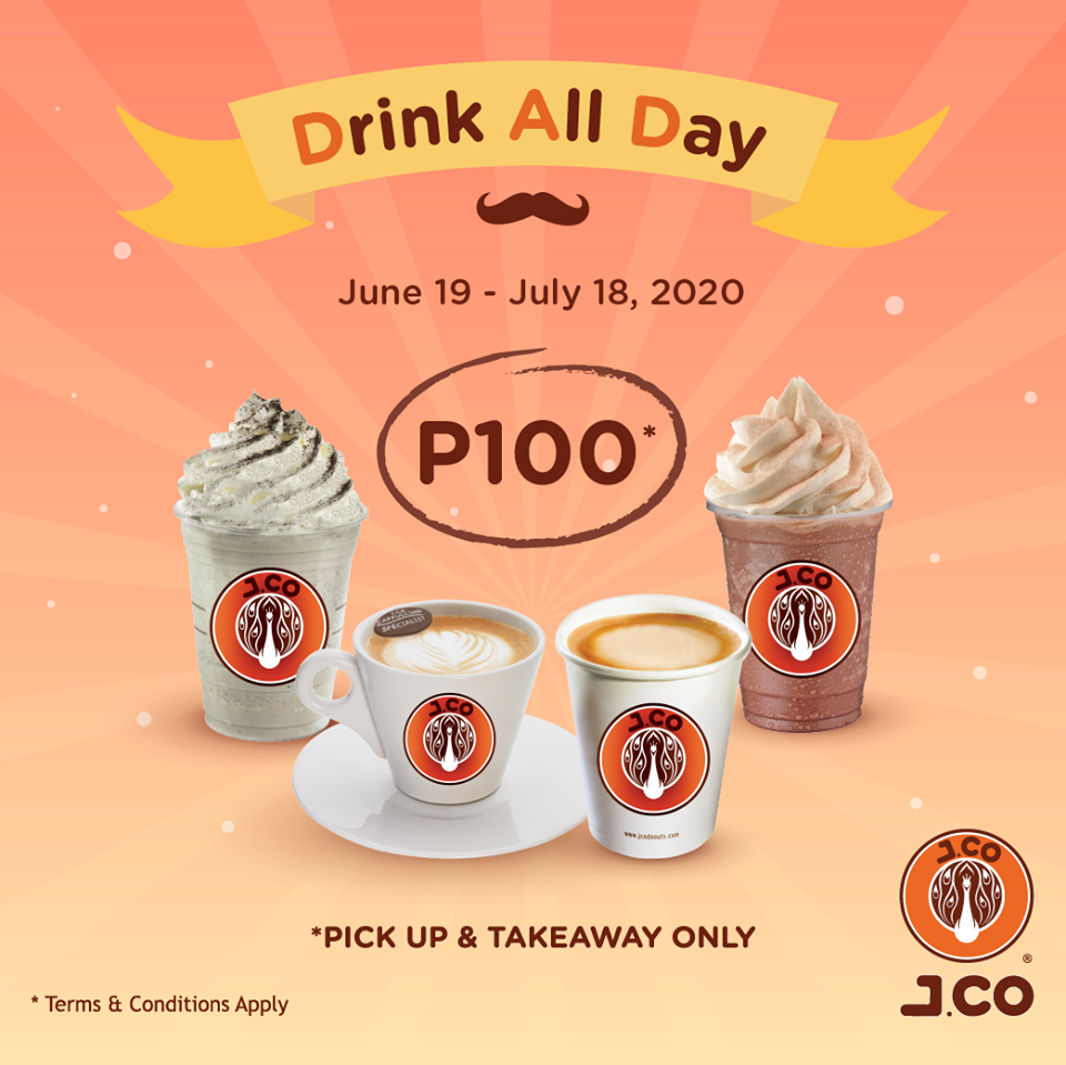 Manila Shopper: J.CO Drink-All-Day Promo: June-July 2020