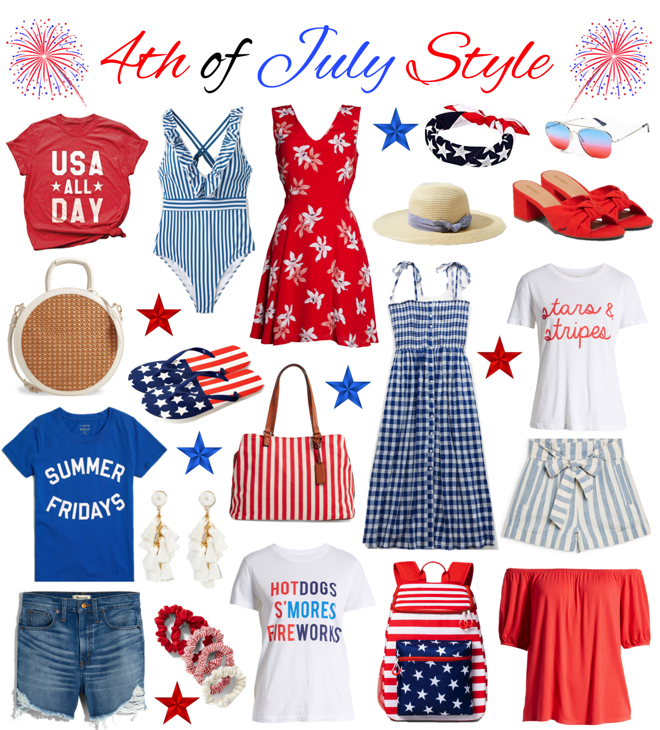MOODY GIRL IN STYLE: Mood to Shop: Fourth of July Style Inspiration