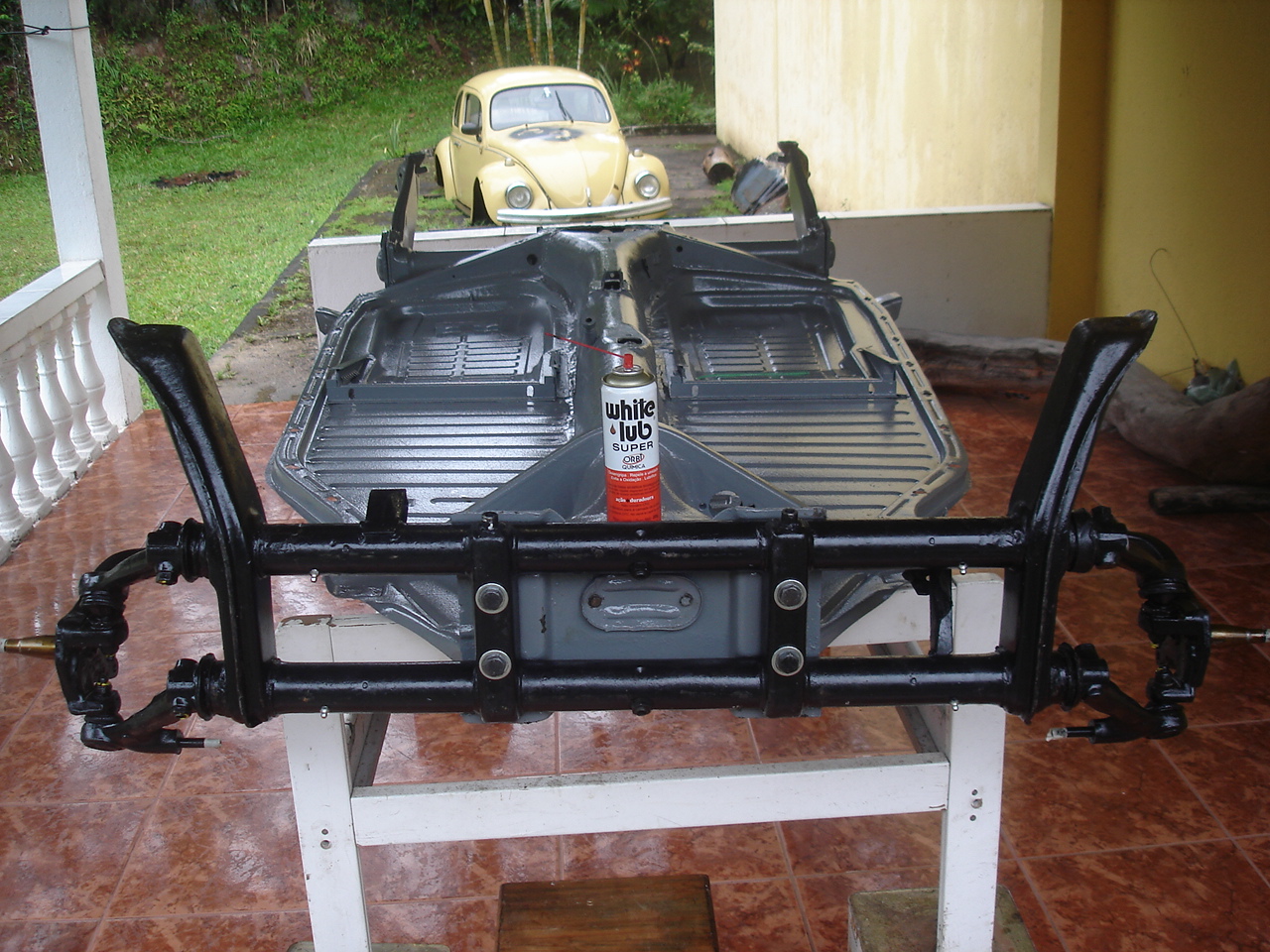 Projeto Yellow TDA - Restauração Fusca 1972: FASE 1 CHASSIS e SUSPENÇÃO