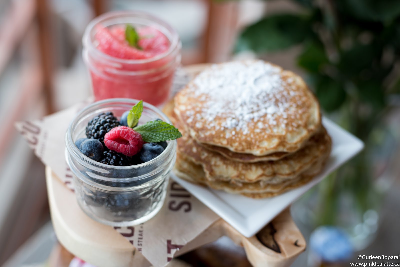 Pink Tea Latte: Four Seasons Resort Whistler Balcony Breakfast