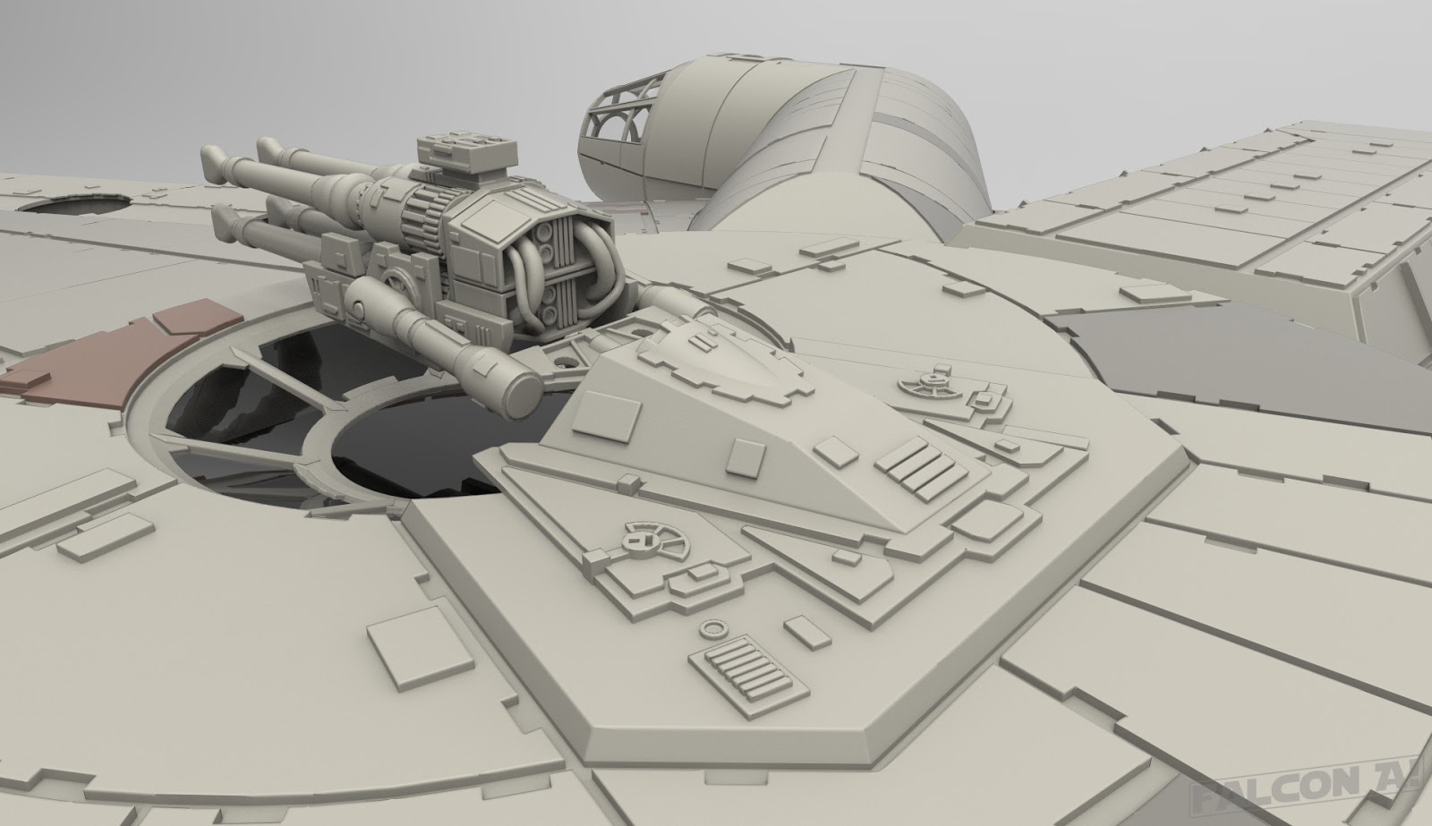 Falcon A!: Quad Laser Cannons