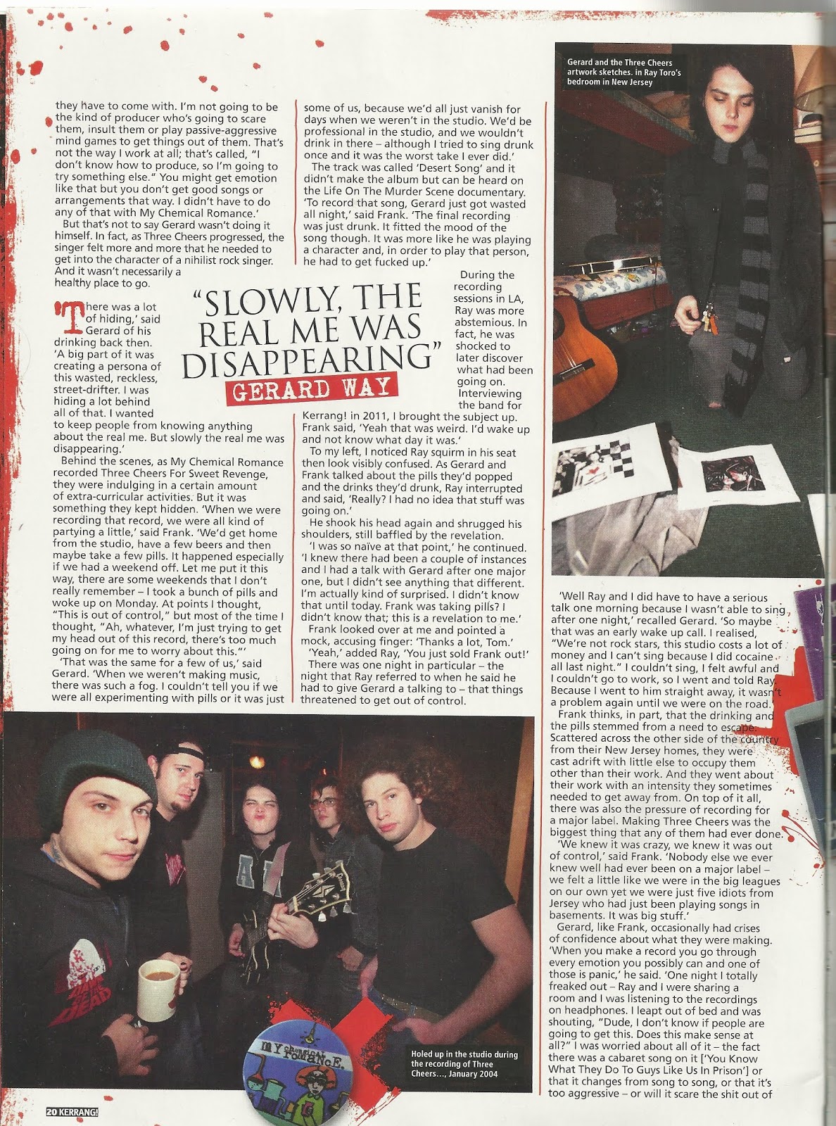 Gallons of the Stuff - A Collection of MCR Magazine Scans