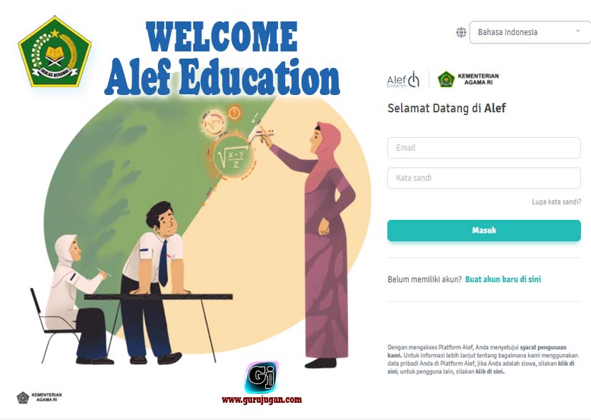 Informasi penggunaan Platform Pembelajaran Alef Education Kemenag ...