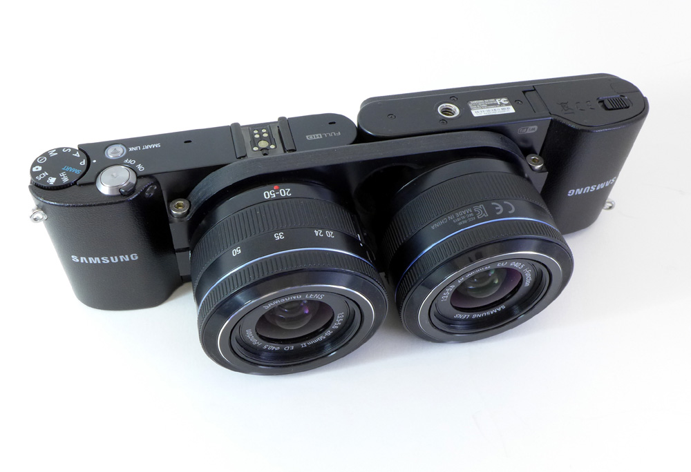 3D by DrT: Twin Samsung NX1000 For Stereo – II - Mounting