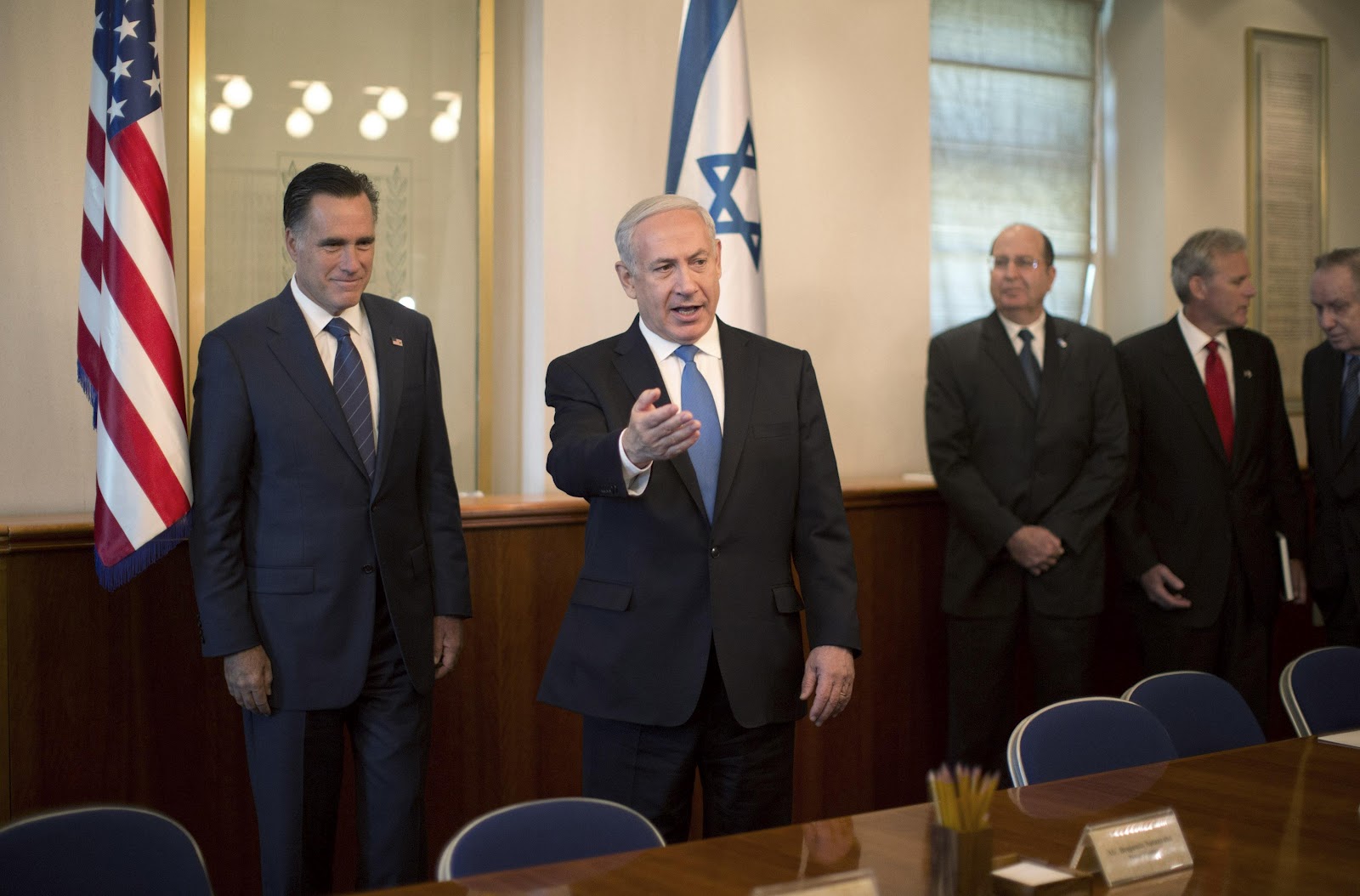 De burcht Sion: Mitt Romney bezoekt Israël