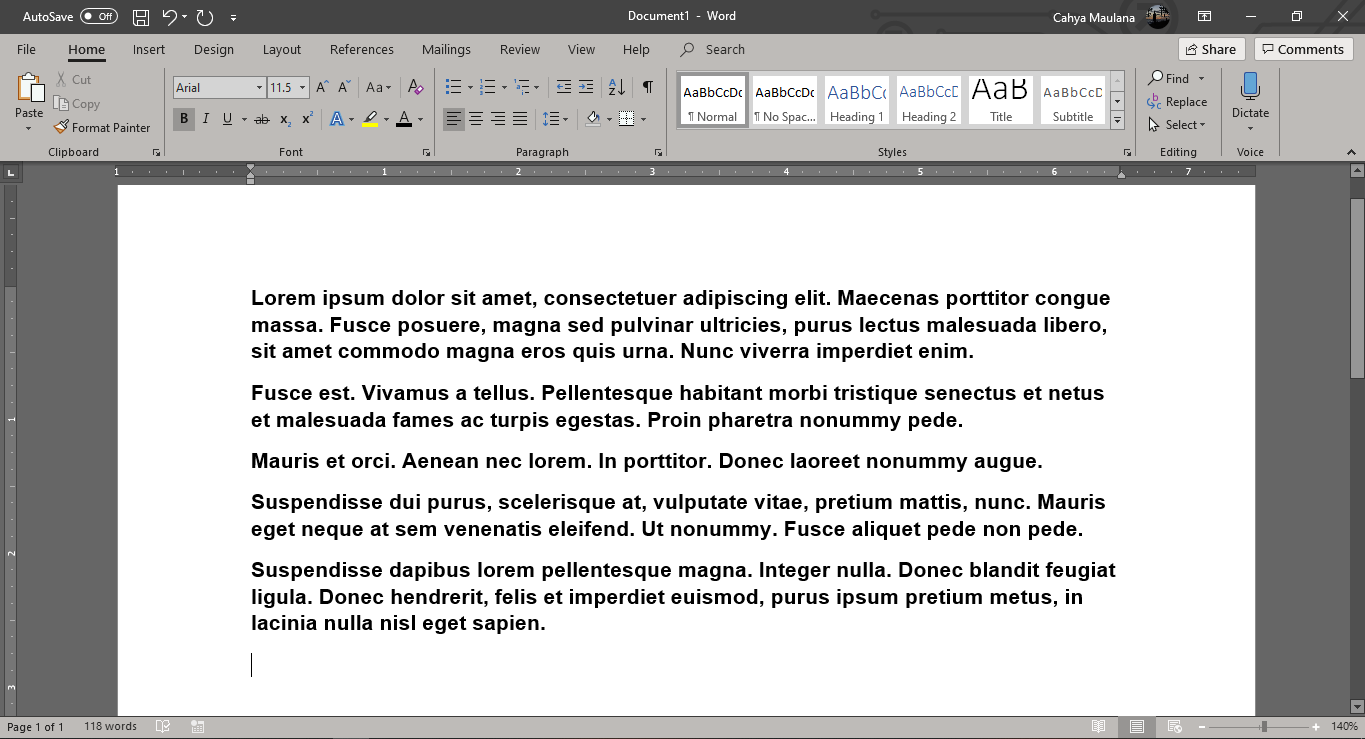 Cara Membuat Dummy Text (Lorem ipsum) di Word - PlesdisGila