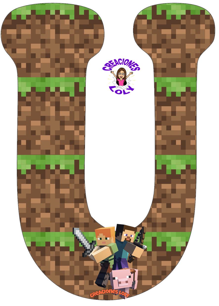 Creaciones Loly: Abecedario Alfabeto Completo Español Minecraft