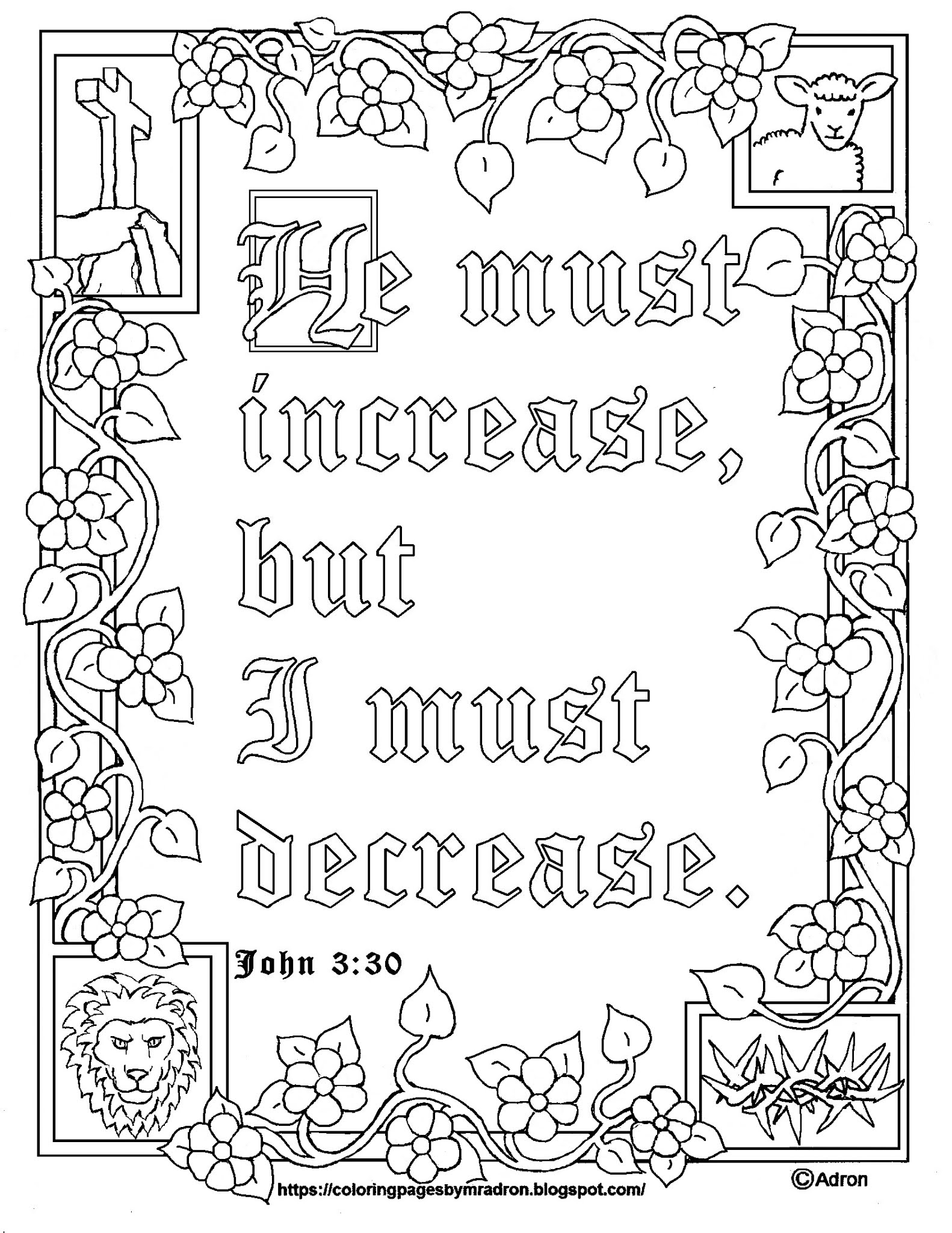 God Is Love John 3 16 Coloring Page Coloring Pages