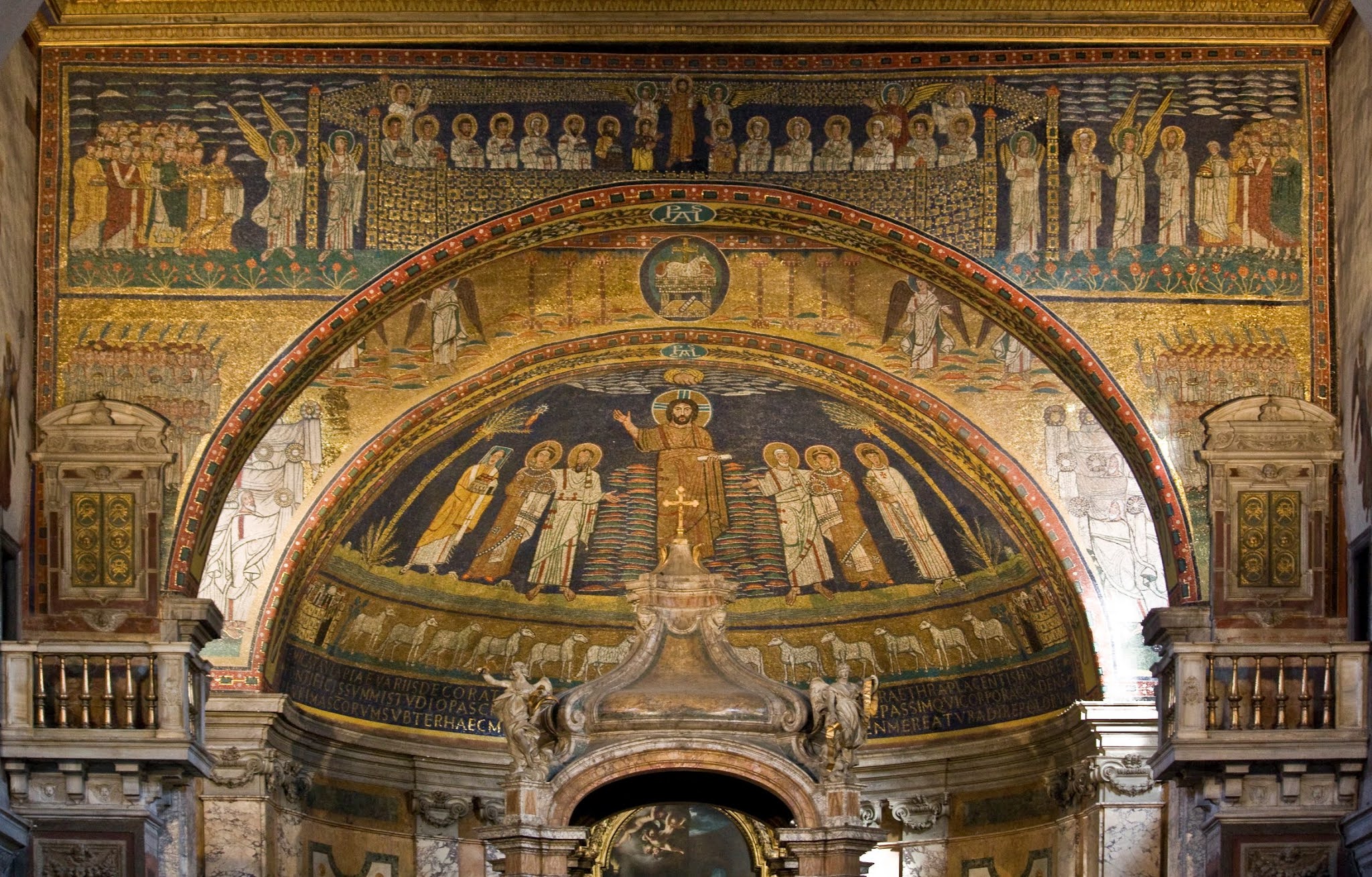New Liturgical Movement: The Mosaics of the Basilica of St Praxedes