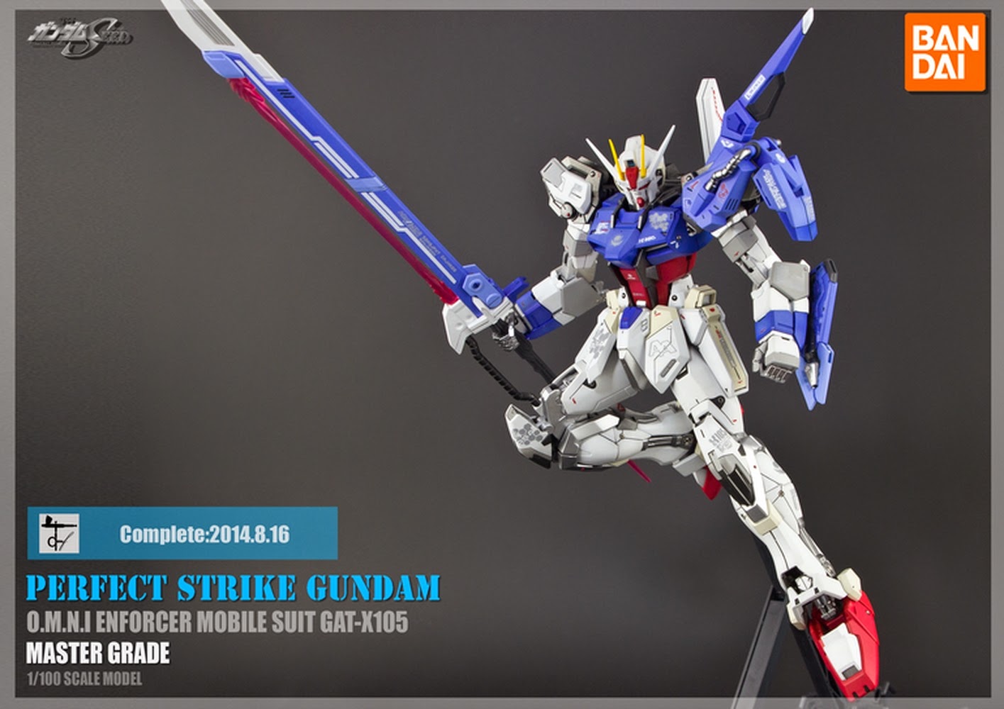 MG 1/100 Aile Strike Gundam "Perfect Strike" Ver. RM - Custom Build