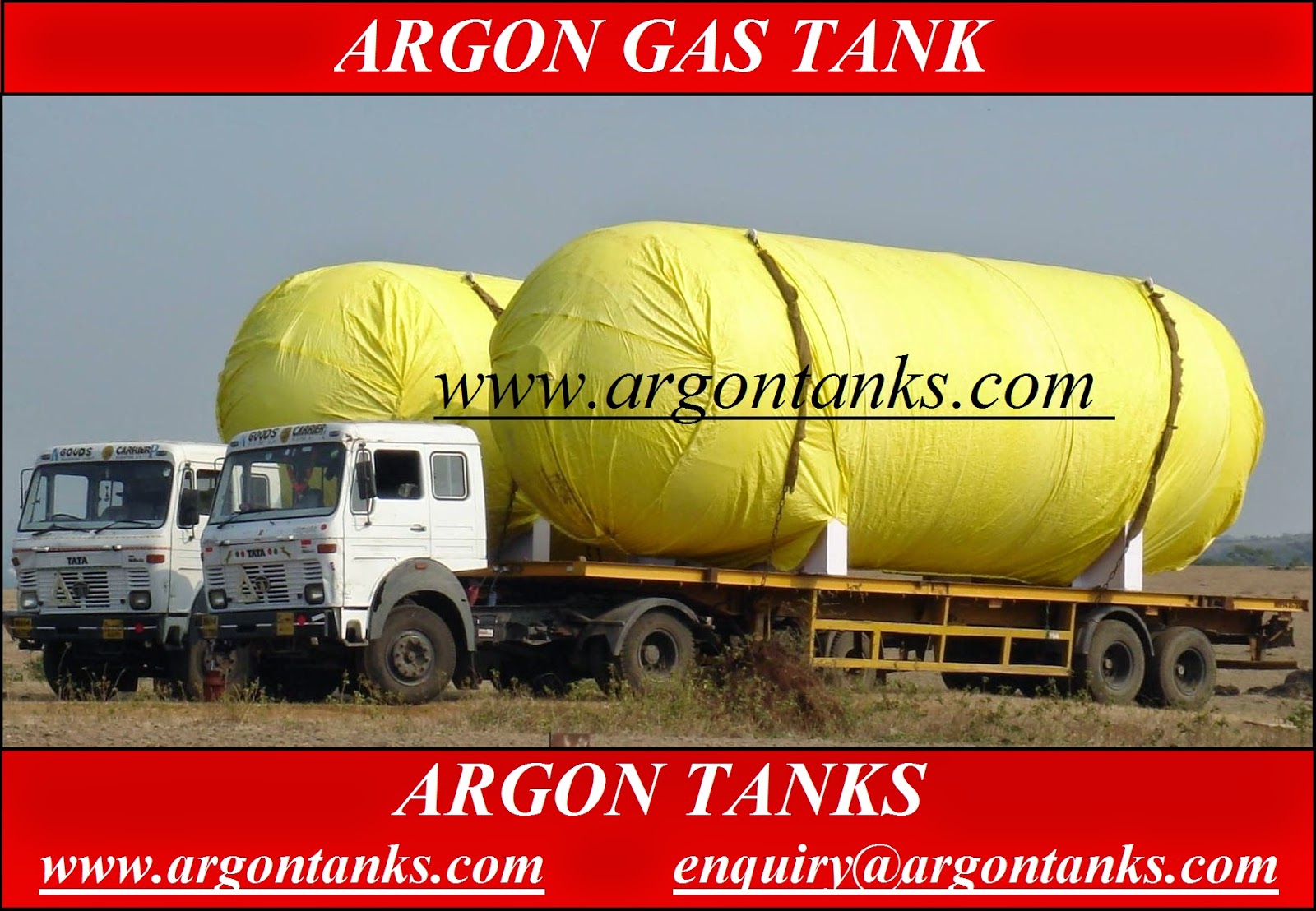 Argon Gas Tank: 2014