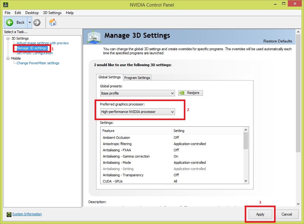 Setting NVIDIA jadi GPU utama pada laptop dual GPU (Intel HD dan NVIDIA ...