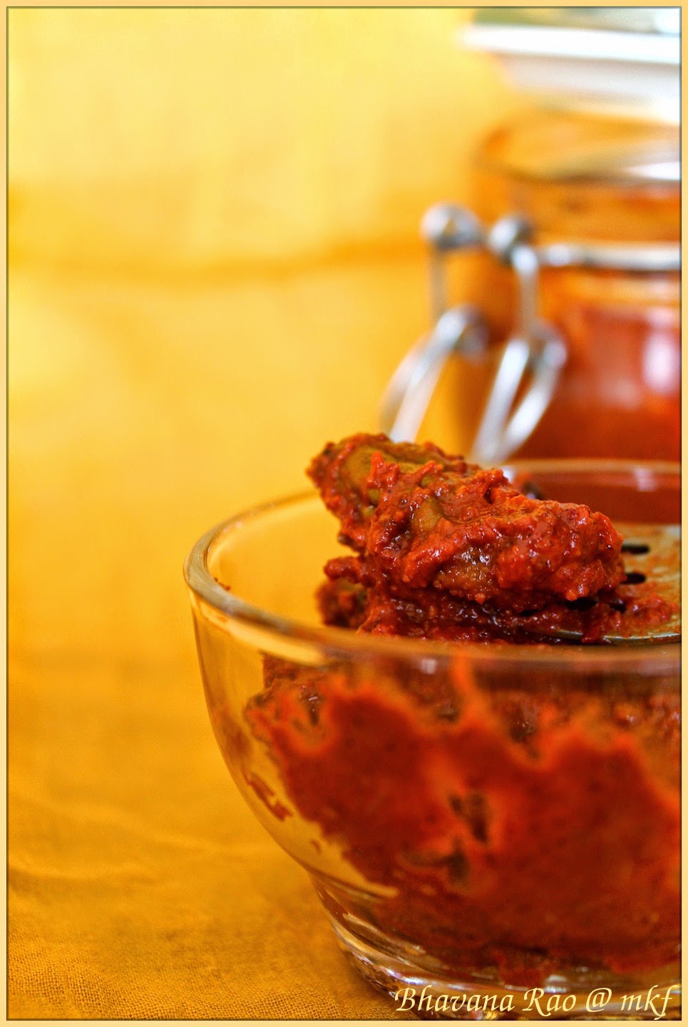 My Kitchen Fantasies: Tender Mango Pickle / Midi Uppinakayi