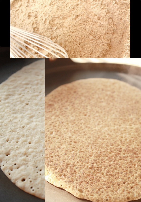 Brown Rice Pan Bread and a Chysamthemum Pomegranate Salad | Fresh ...